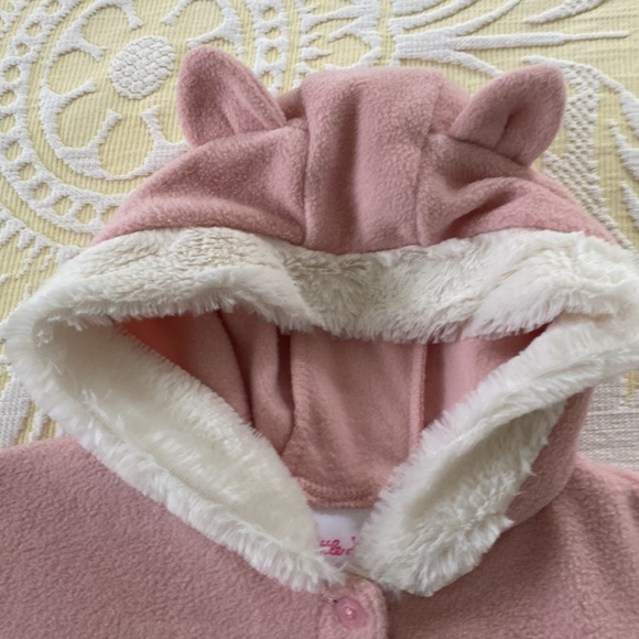 Little Lass | Jackets & Coats | Little Lass Pink Kitty Cat Poncho Girls ...